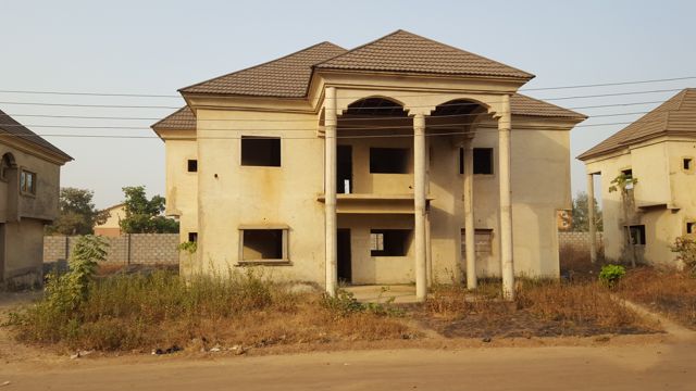 House for Sale (Carcass) for 5 Bedroom Fully Detached Duplex - Lokogoma.com
